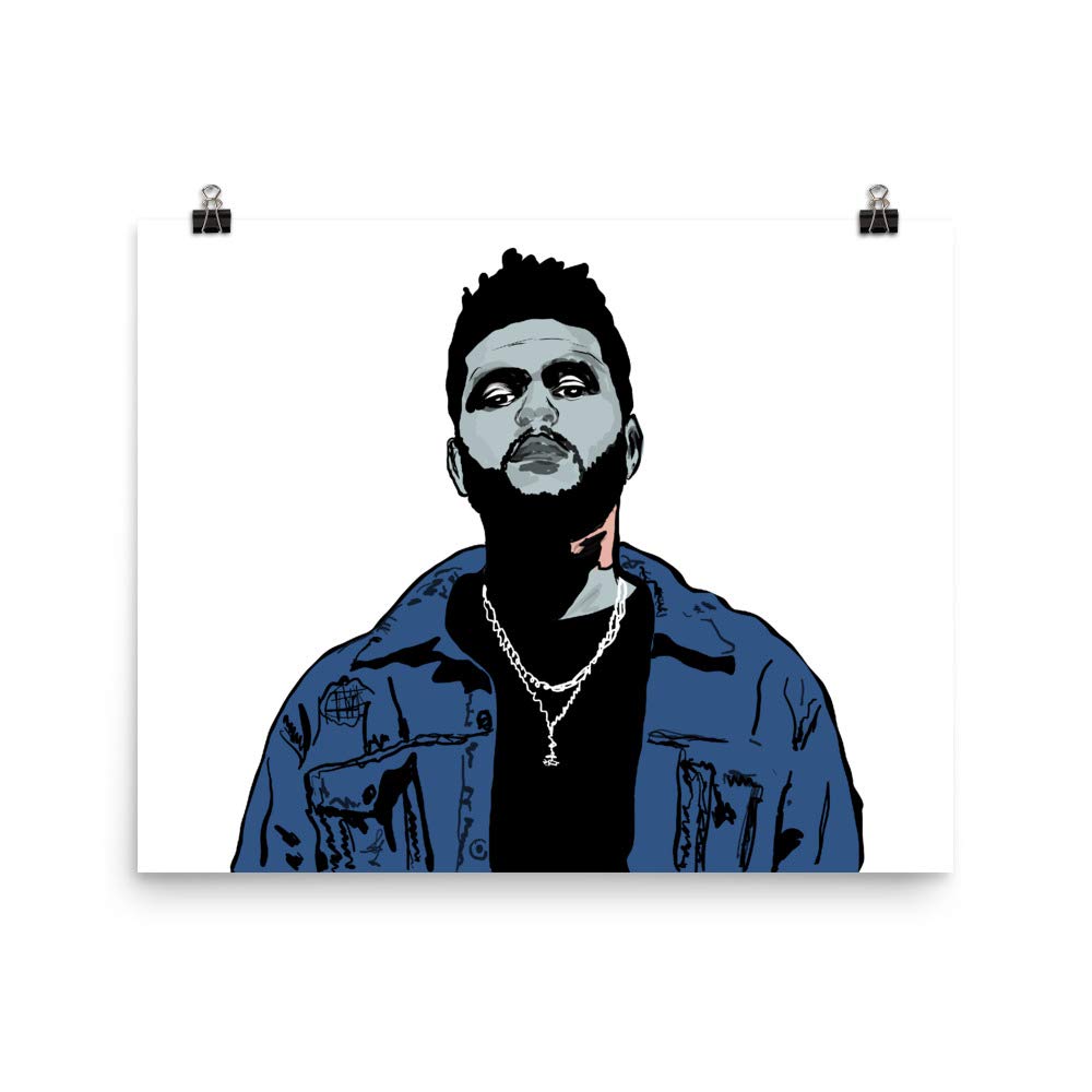 The Weeknd Stencil