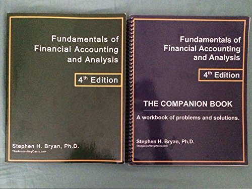 Fundamentals of Financial Accounting and Analysis 4th edition : Amazon ...