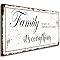 Amazon.com: Family is Important Quotes Canvas Wall Art for Living Room ...