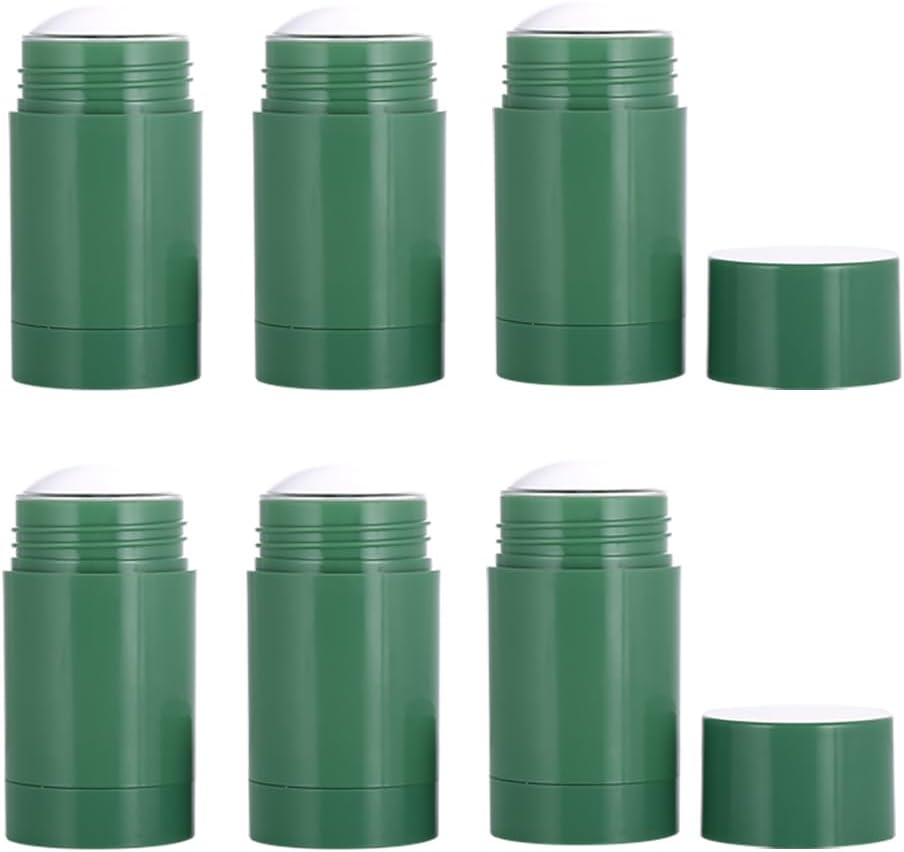 Amazon.com: UUYYEO 6 Pcs 40ml Twist up Deodorant Tube Plastic Round ...