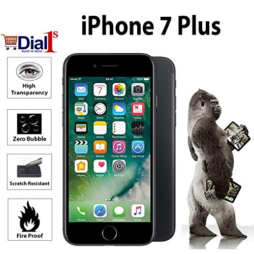 iPhone 7+ Water Resistant Unbreakable Transparent Tempered Gorilla ...