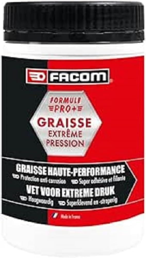 Facom Graisse Industrielle Extreme Pression, Calcium, Pro+ 900g Rouge ...
