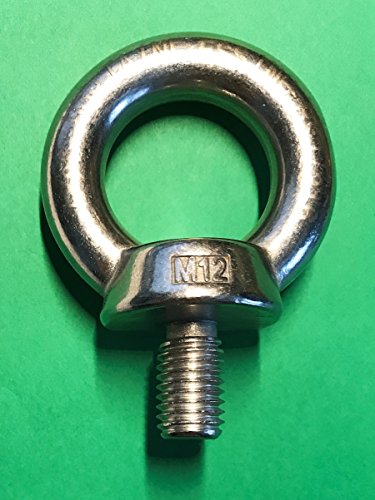 Stainless Steel 316 Eye Bolt 12mm Marine Grade M12 Heavy Duty – BigaMart