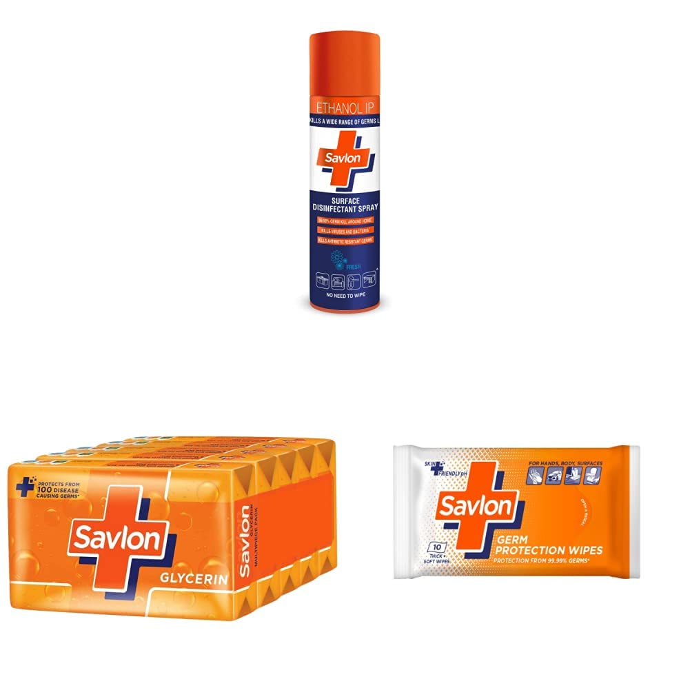 Savlon Surface Disinfectant Spray Sanitizer, Germ Protection on Hard ...