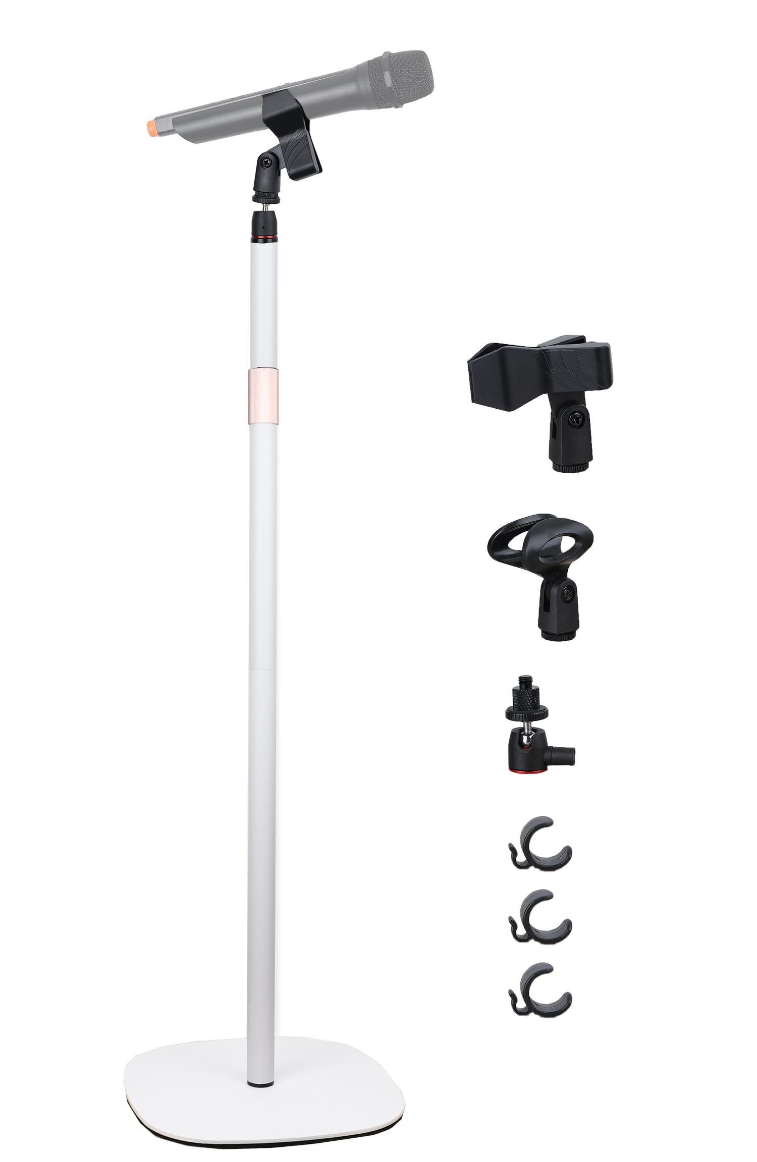 Amazon.com: Hocoder Mic Stand Floor Microphone Stand with Heavy ...