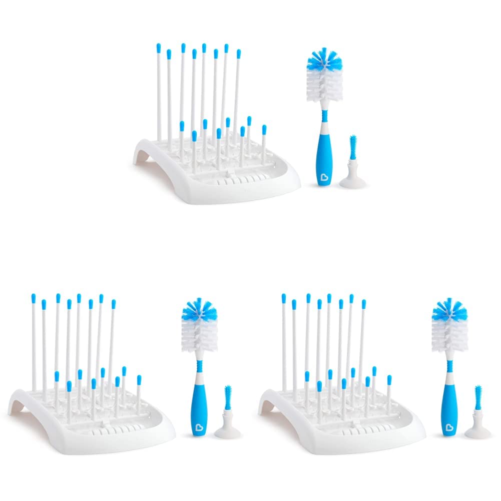 Amazon.com: Munchkin Baby Bottle and Sippy Cup Cleaning Set, Includes ...