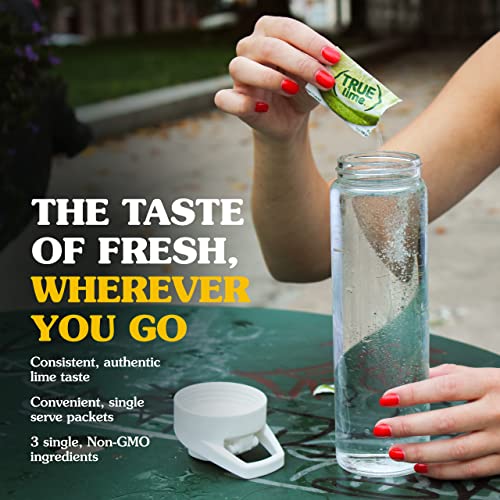 TRUE LIME Water Enhancer, Bulk Dispenser Pack (100 Packets), 0 Calorie ...