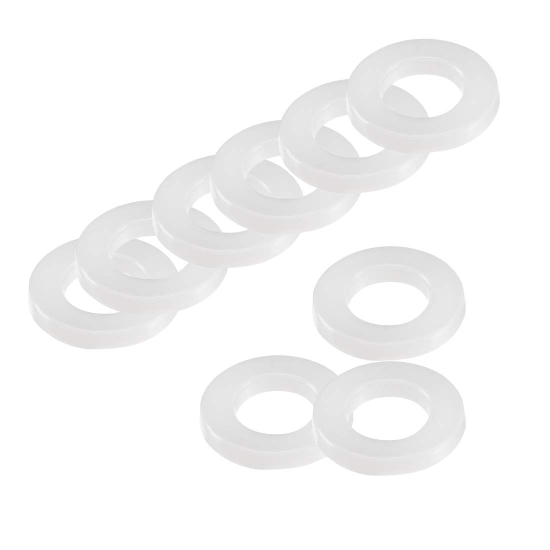 Insulating Washer 40 Pieces 8 mm x 16 mm x 1.5 mm Vulcanised Fibre ...