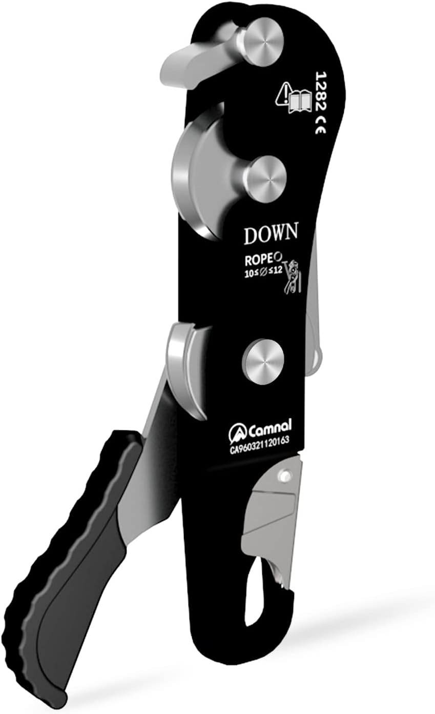 Amazon.com : CAMNAL Climbing Gear Ascender and Rappelling Descender ...