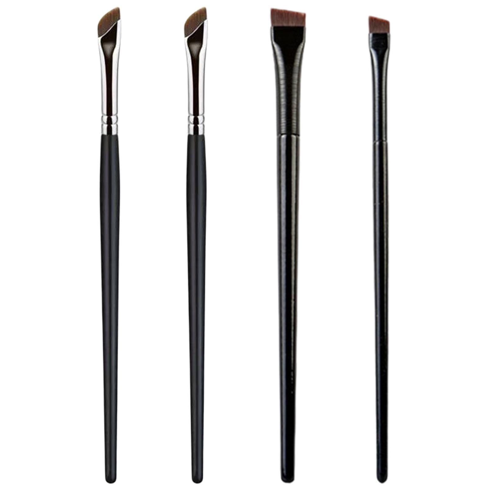 4Pcs Angled Eyeliner Brush,Eye Makeup Brushes Slanted Angled Brow Brush ...