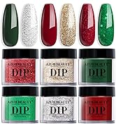 Amazon.com: AZUREBEAUTY 170Pcs Dip Powder Nail Kit Starter 36 Colors ...