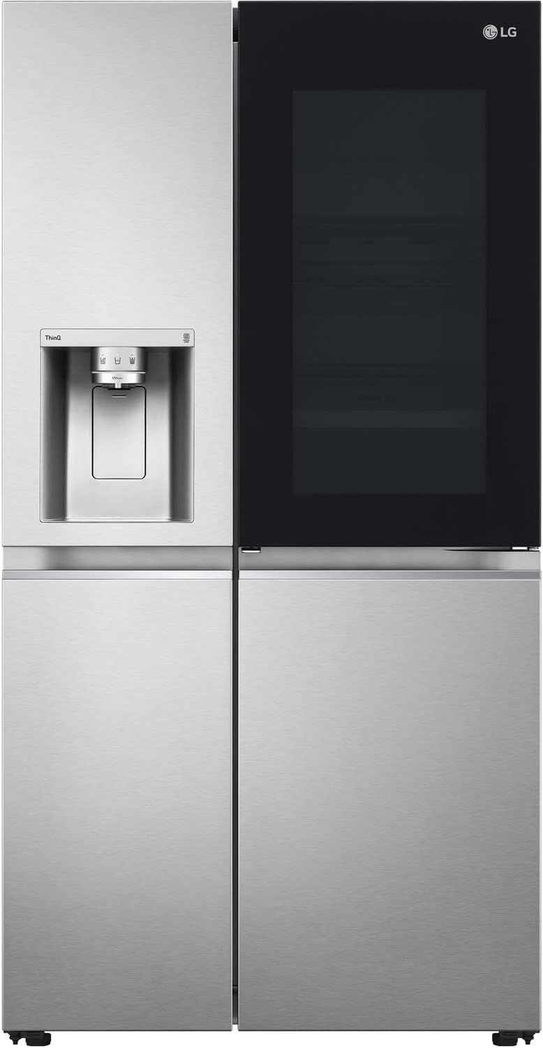 LG American Fridge Freezer, Stainless Steel (GSXV91BSAE) : Amazon.co.uk ...