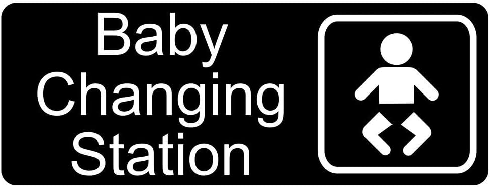 Amazon.com: ComplianceSigns.com Baby Changing Station Sign, 7x5 inch ...