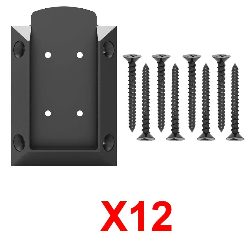 Snapklik.com : KASTFORCE 12pcs Deck Railing Brackets Connectors For 2x4 ...