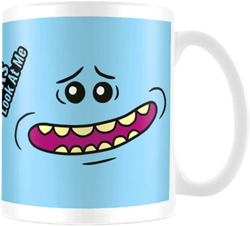 Pyramid MG24858 Rick and Morty Mr Meeseeks Face Coffee Mug, Porcelain ...