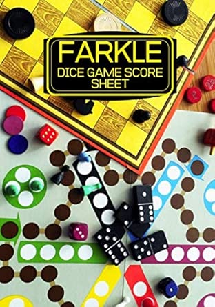 Farkle Dice Game Score Sheet: Classic Dice Game Record Keeper Book ...