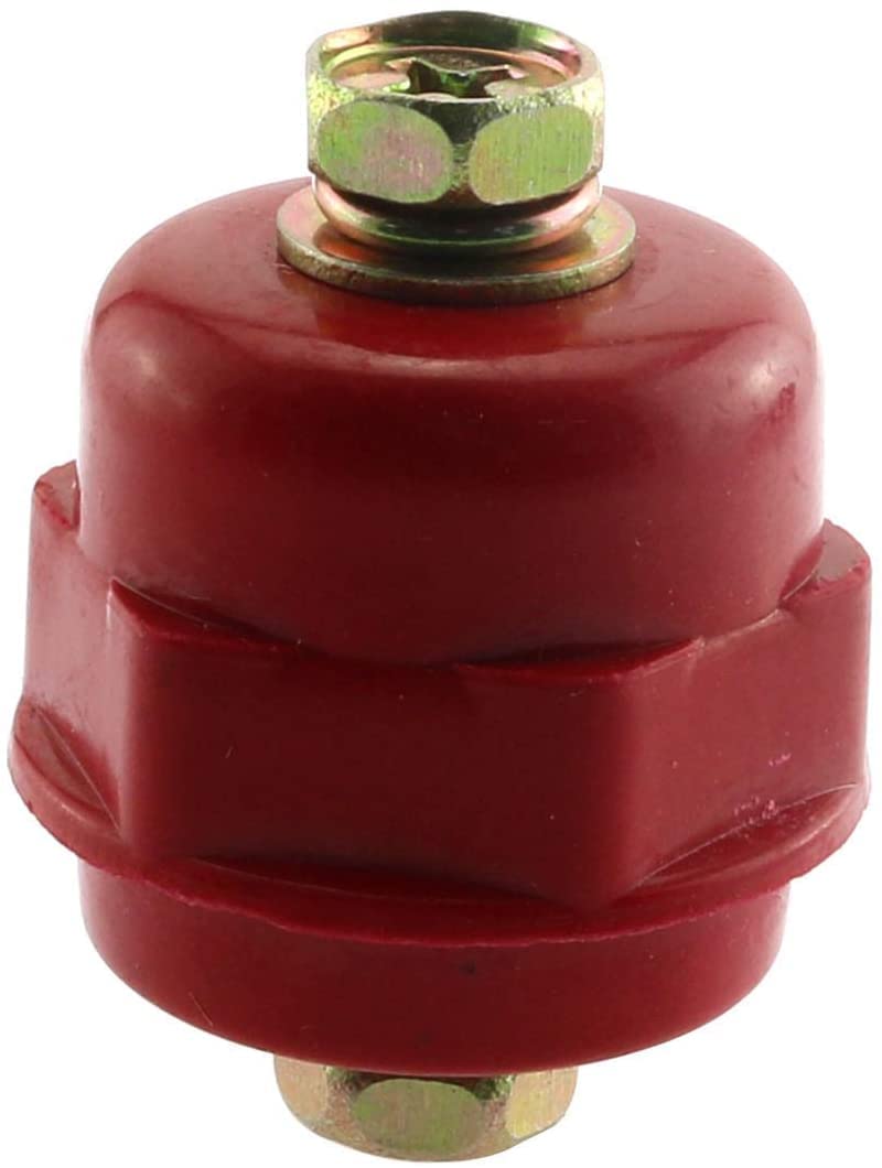 Snapklik.com : SQXBK Busbar Insulator 5PCS Red Resin SM-25 M6 Polyester ...