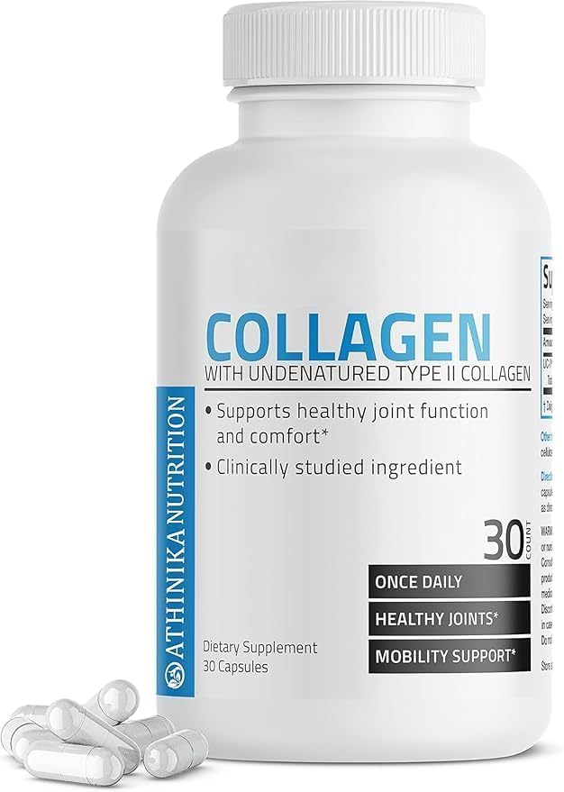 Collagen with Undenatured Type II Collagen, 30 Capsules : Amazon.in ...