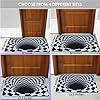 Amazon.com: Unusuall 3D Optical Illusion Rug - Vortex Illusion Floor ...