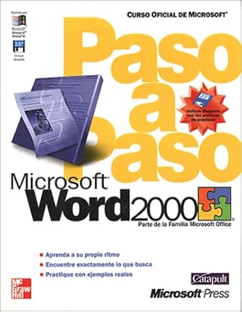 Microsoft Word 2000 Paso a Paso : Catapult Inc., Garcia, Jose Ignacio Sanchex, Arteaga, M. a ...