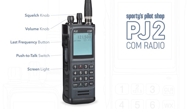 Watch PJ2 COM Radio for pilots - with built-in headset jacks on Amazon Live