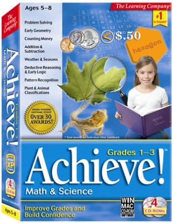 HB Achieve! Math & Science Grades 1st-3rd (PC and Mac) : Amazon.ca ...