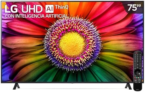 LG Pantalla UHD AI ThinQ 75" 4K Smart TV 75UR8750PSA : Amazon.com.mx ...