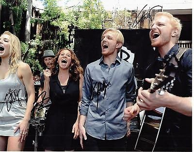 Delta Rae Group Signed 8x10 Photo w/COA Brittany Holljes Eric Mike ...