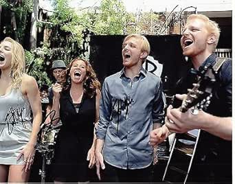Delta Rae Group Signed 8x10 Photo w/COA Brittany Holljes Eric Mike ...