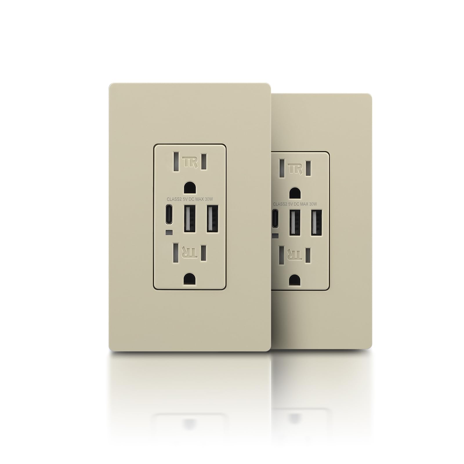 Snapklik.com : TOPELER USB Wall Outlet, 30W 6.0A USB C Electrical ...