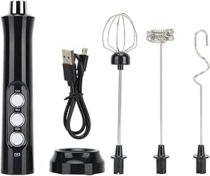 Amazon.com: NDNCZDHC Electric Milk Frother with USB Cable Stainless ...