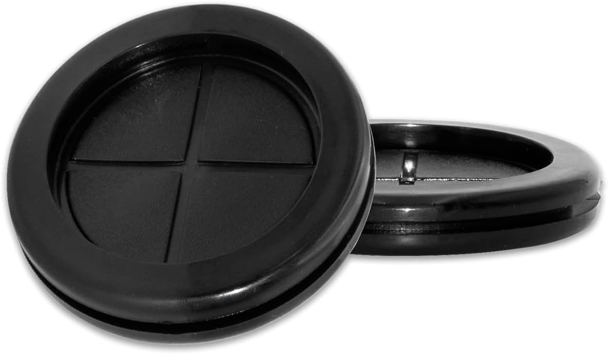 Amazon.com: Flyshop 4-Pack Round Double-Sided Black 70 mm 2-3/4" Rubber ...