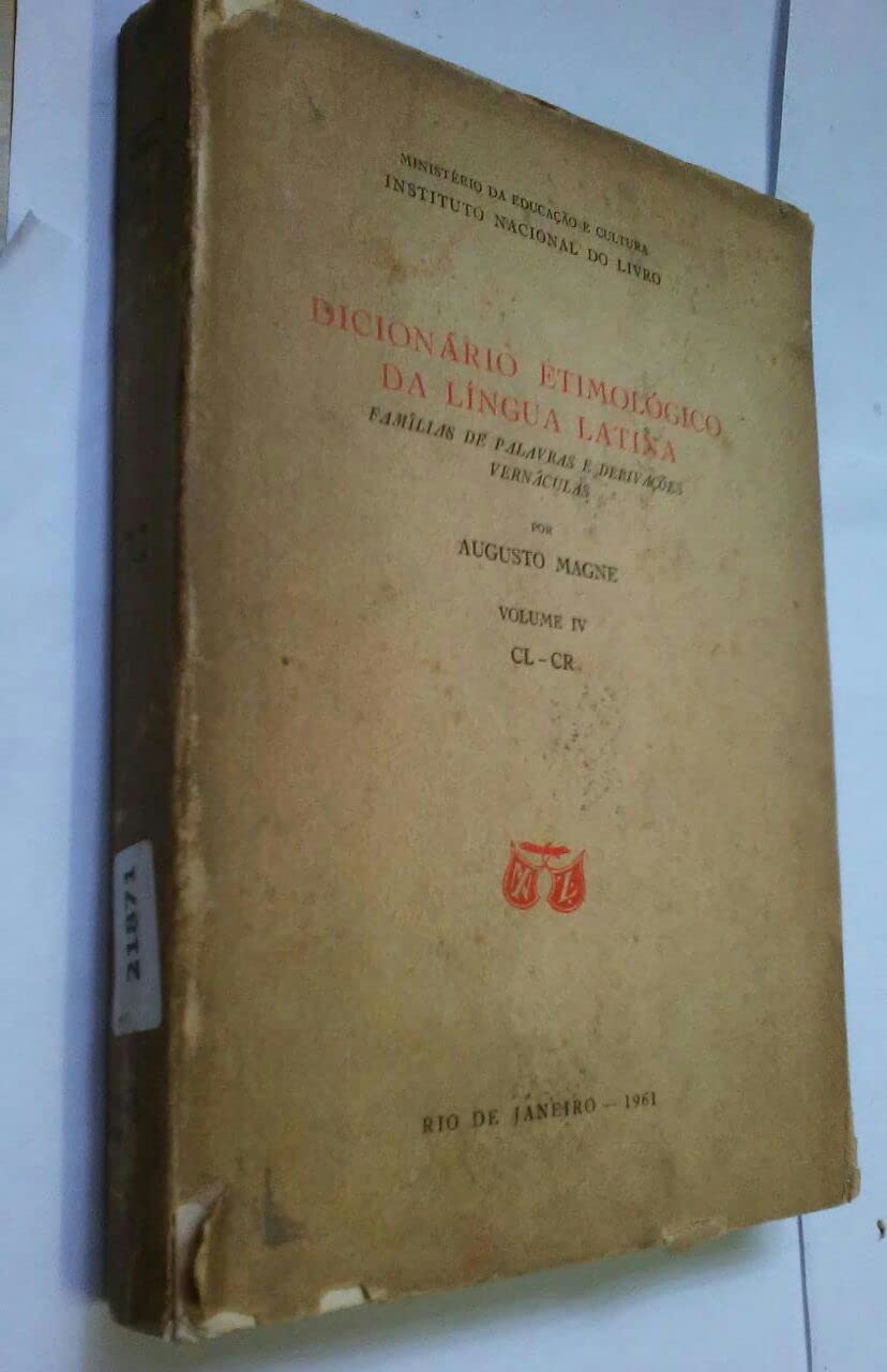 Dicionário Etimológico da Língua Latina - Famílias de Palavras ...