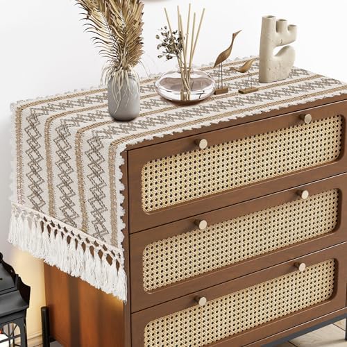 Amazon.com: Boho Table Runner Short, Fall Coffee Table Runner 48 inches ...