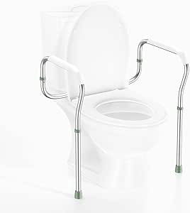 Amazon.com: ZOLIQUEX Toilet Safety Rail for Seniors with Easy Installation, Height Adjustable ...