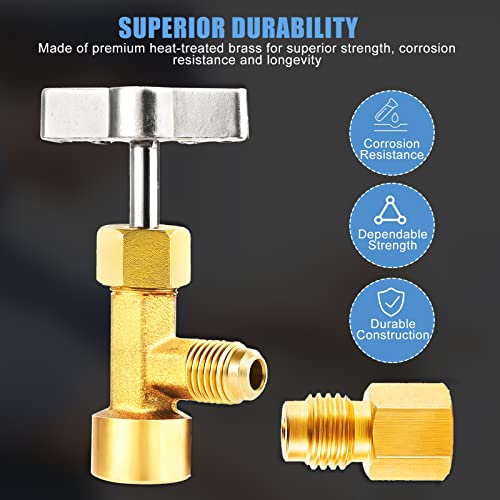 Snapklik.com : Zoizocp R134A Can Tap, R134A Self Sealing Single ...