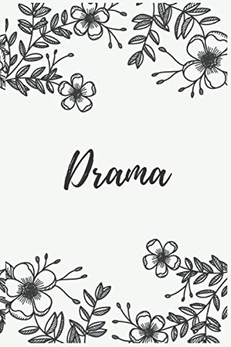 Amazing Drama Notebook: Single Subject Notebook Gift for School ...