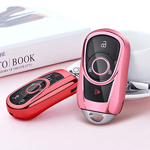 ontto Key Fob Case Shell Key Holder Rings Keychains Soft TPU Full ...
