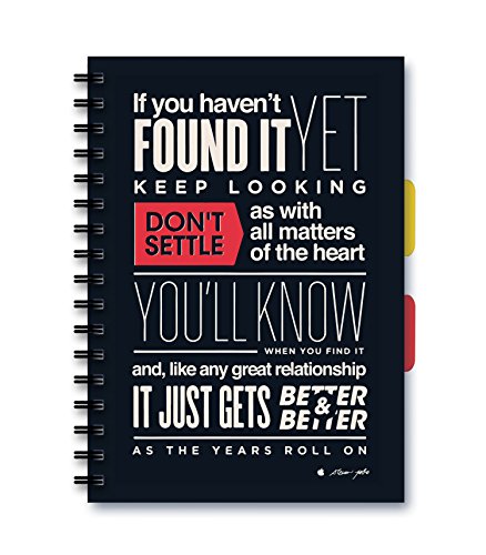 Posterskart Steve Jobs Motivational Quote Notebook Diary Ruled 200 ...