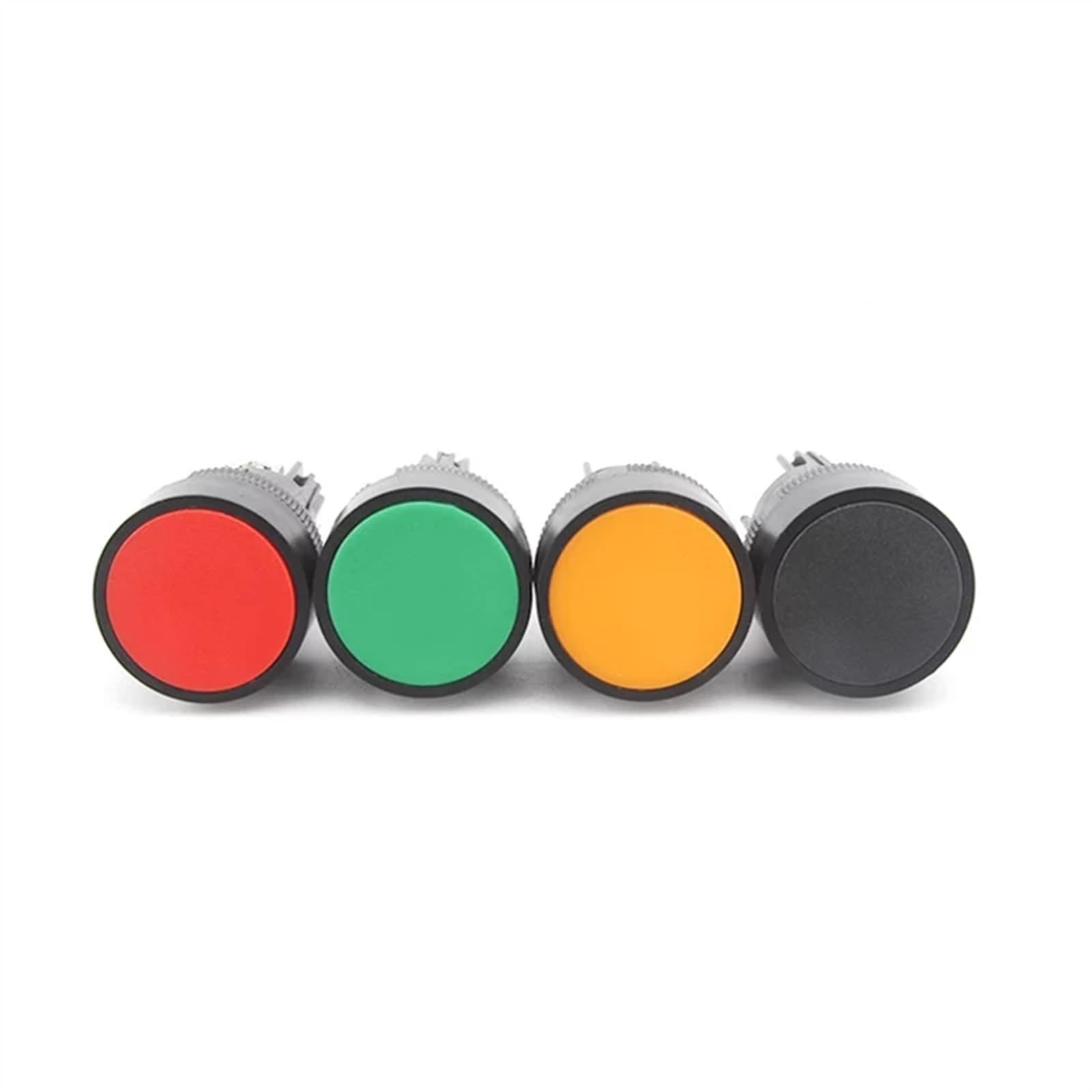 Snapklik.com : XB2-EA Push Button Switch 22mm Self-Resetting Silver ...