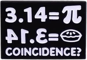 Amazon.com: yangjinyu Cartoon Math Enamel Pin Mathematics Pi Brooch ...