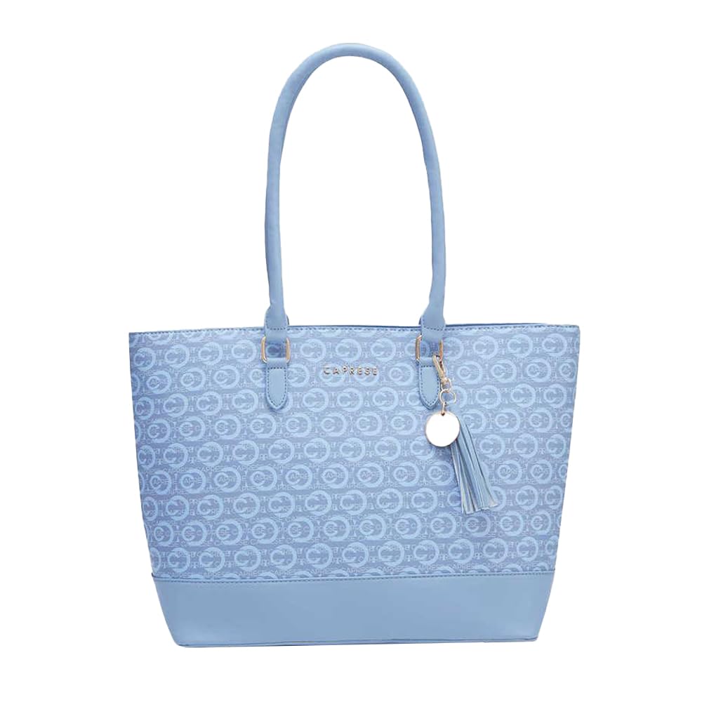 Buy Caprese CLEO LAPTOP TOTE LARGE POWDER BLUE at Amazon.in