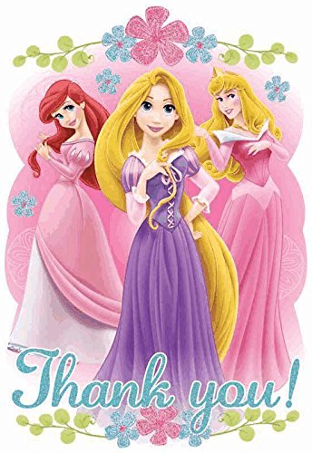 Amazon.com: Disney Princess Fanciful Thank You Postcards 8 Pack ...