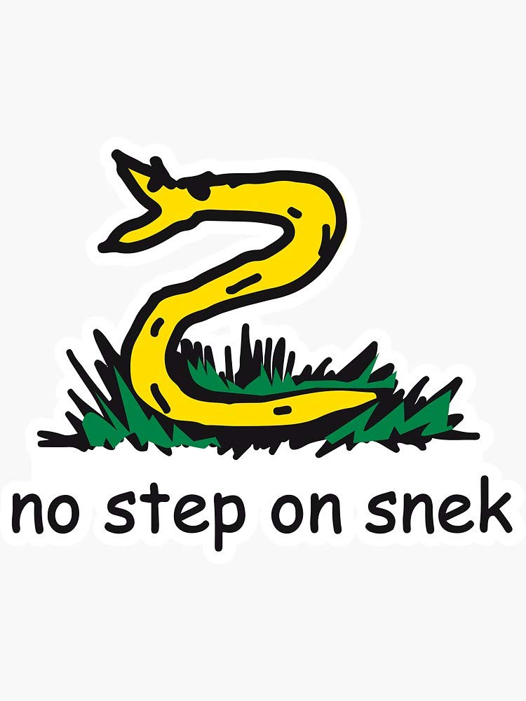 Buy No Step on Snek Yellow and Black Helicopter Ride ANCAP Libertarian ...