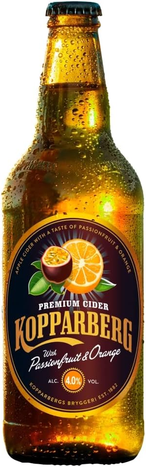 Kopparberg with Passionfruit & Orange 500ml : Amazon.co.uk: Grocery