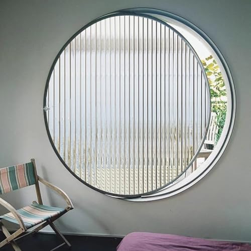 HEFJIAYCIQ Round Pivot Window, Tempered Glass Rotating - Want It All