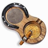 Kentucky Double Cigar Ashtray and Whiskey Coaster | The Green Head