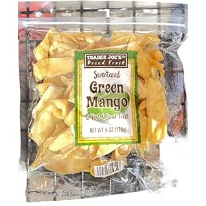 Amazon.com : Trader Joe's Dried Fruit Sweetened Green Mango, Tart & Sweet, 6 oz (Pack of 1 ...