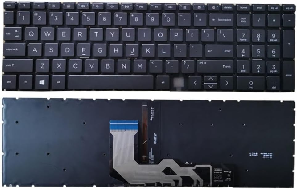 Amazon.com: US Laptop Keyboard Compatible with X360 15-ED 15M-ED 15-EE ...