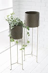 Amazon.co.jp: COVENT GARDEN KW-54 Wafer Stand Pot Cover, Set of 2 : DIY ...